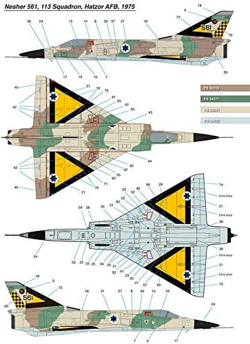 KINETIC IAI Nesher Single/Double Seat Combo 48056-1/48 - Check-six ...