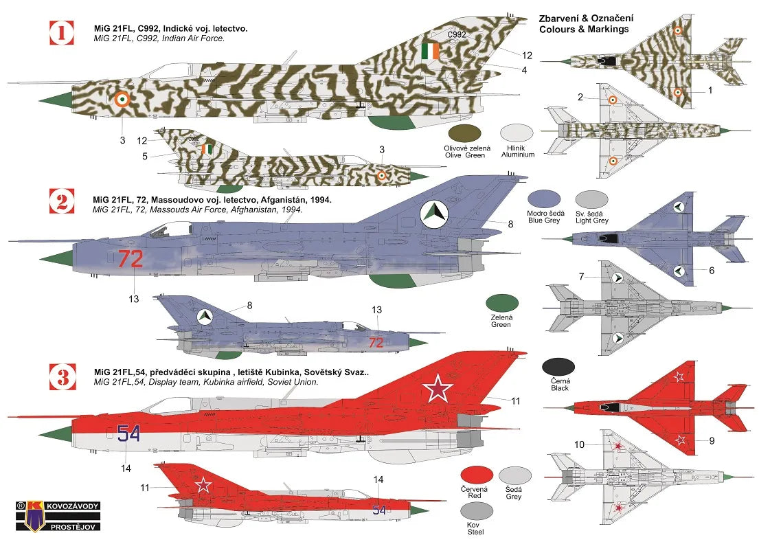 KP Models MiG-21FL KPM0367-1/72- Check-six Models – Check-Six-Models