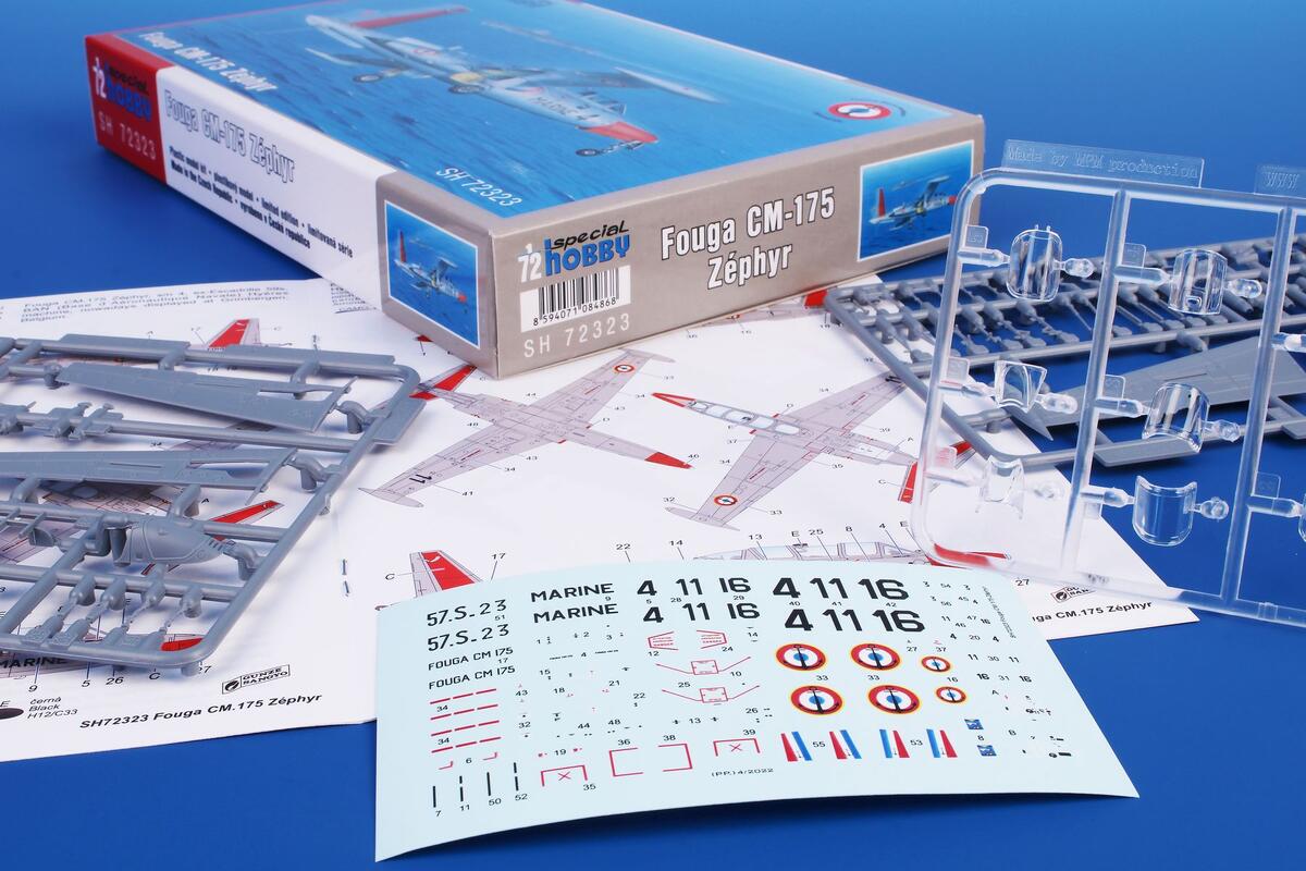 SPECIAL HOBBY Fouga CM 175 Zéphyr SH72323-1/72-Check-Six Models – Check ...